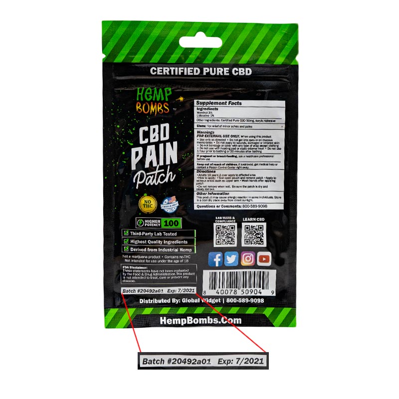 How to Check CBD Batch Number | Hemp Bombs