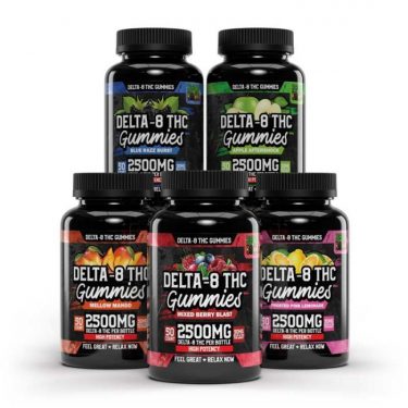 50ct High Potency Delta 8 Gummies | Hemp Bombs®